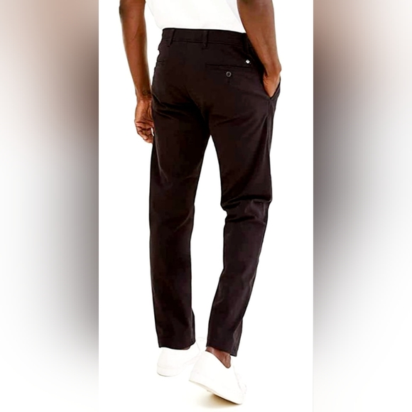 Dockers | Pants | Docker Premium Mens Pants Black Smart 36 Flex Waist ...